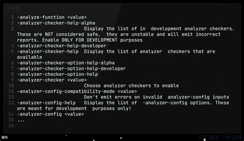 探索clang Static Analyzer：使用方法与源码解读 Cn Sec 中文网