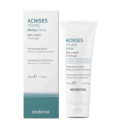 Sesderma acnises young gel cream acne-prone skin 50ml 1.7fl.oz - Lyskin