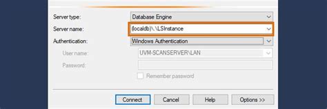 Connect To Sql Localdb Using Sql Server Management Studio