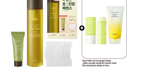 Combo Phục Hồi And Bảo Vệ Da Goodal Set Dưỡng Da 3pc And Thỏi Nắng Dạng