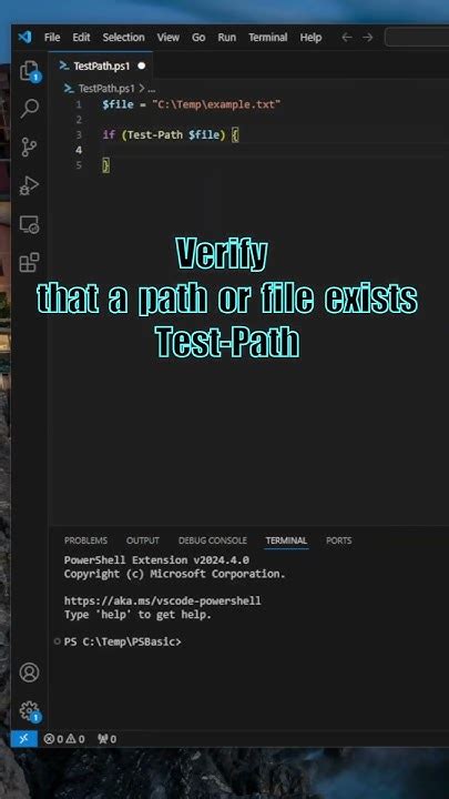 Powershell Hack Checking File Existence Sysadmin Techtips Powershellscripting Scripting