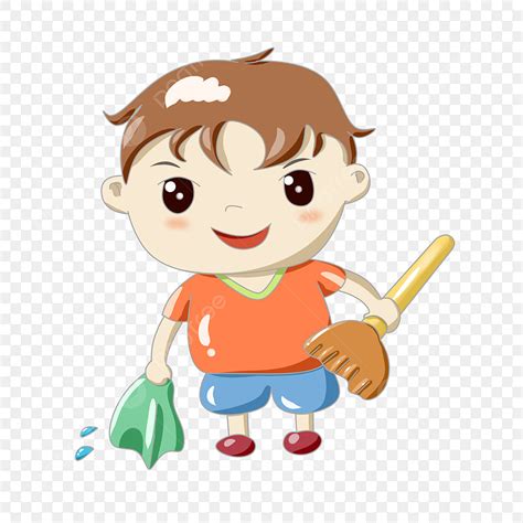 노동절 인물 일러스트 레이션 청소 어린 소녀 바닥 노란 빗자루 어린 소녀 클립 아트 노동절 캐릭터 일러스트 어린 소녀 청소 Png 일러스트 및 Psd 이미지 무료