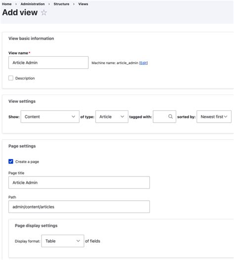 Create An Admin Page Using Views In Drupal Webwash