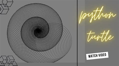 How To Draw A Loop Of Circles In Python Youtube