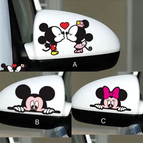 Jual Sticker Mickey Minnie Per Pcs Cutting Sticker Mobil Mickey Minnie