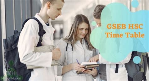 Gseb Hsc Time Table 2025 Pdf Out For Gujarat Board 12th Class Science And General Exam Date