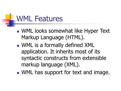 Ppt Wml And Wml Script Powerpoint Presentation Free Download Id5922731