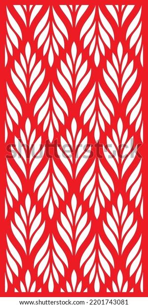 Leaf Design Pattern Cnc Cutting Stock Vector Royalty Free Shutterstock
