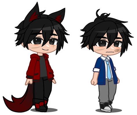 Aaron Lycan ☆ • Gacha Club • Mystreet • Phoenix Drop High • Aphmau Phoenix Drop High Aphmau