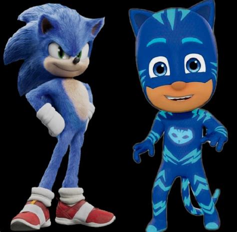 Sonic The Hedgehog And Catboy By Looneytunesfanlhl On Deviantart