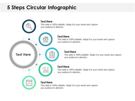 Steps Circular Infographic PowerPoint Slide Template Presentation Templates PPT Layout