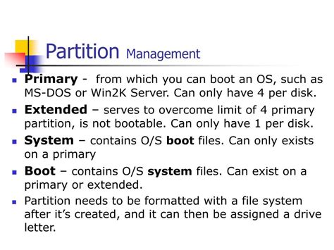 PPT File Systems And Disk Management PowerPoint Presentation Free Download ID