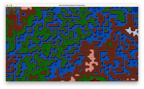 GitHub Pusewicz Wave Function Collapse Dragonruby Tiled Wave Function Collapse Model