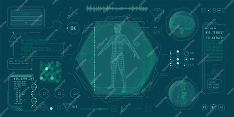 Premium Vector Hud Interface Design For Decoding Big Data