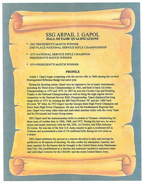 Taps Army Staff Sergeant A J Gapol Snipers Hide Forum