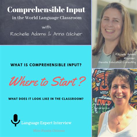 Comprehensible Input In The World Language Classroom Expert Interview