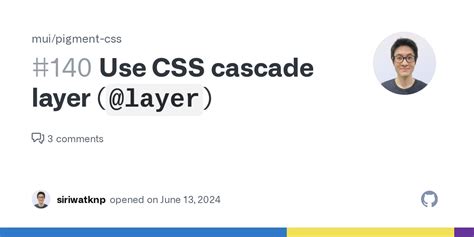 Use Css Cascade Layer Layer Issue Mui Pigment Css Github