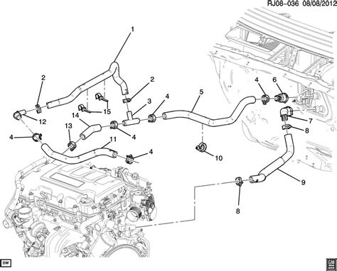 Visual Guide 2014 Chevy Cruze Heater Hose Diagram