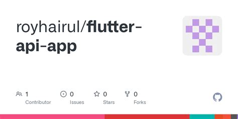 GitHub Royhairul Flutter Api App