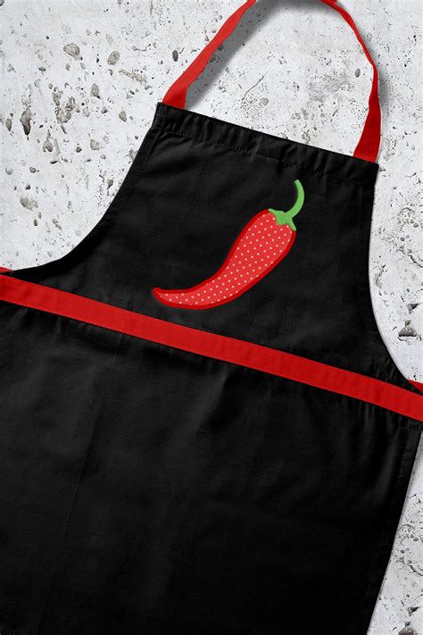 Chili Pepper Applique Embroidery File