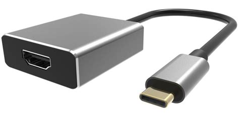 Адаптер Переходник Vcom Usb 3 1 Type C Hdmi 2 0 Male Female 4k 60hz с кабелем амортизатором