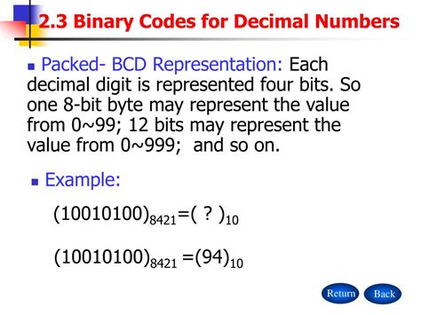 Ppt 23 Binary Codes For Decimal Numbers Powerpoint Presentation Free Download Id5674280