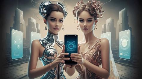 Ui And Ux Representations With Smartphone Premium Ai Generated Image