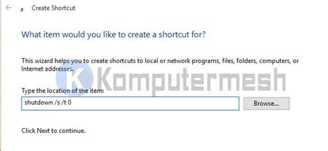 Cara Membuat Shortcut Shutdown Dan Restart Windows 1087 Tutorial