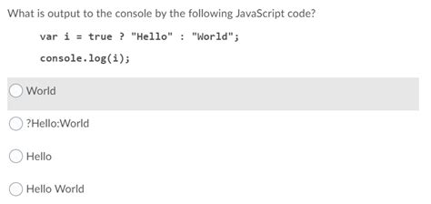 Solved What Is Output To The Console By The Following Chegg