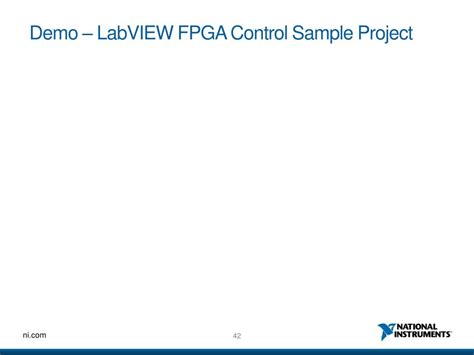 Ppt Decisions Behind The Design Labview For Compactrio Sample Projects Powerpoint