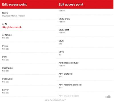 TM APN Settings For 5G 4G LTE 3G And MMS Philippines