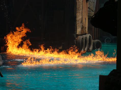 Fire On Water Karanj Flickr