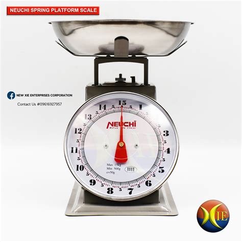 NEUCHI Spring Platform Scale Manual Kitchen Weighing Scale 5KG 10KG