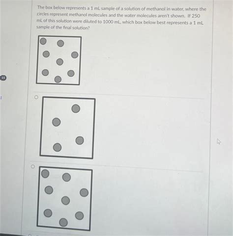 Solved The Box Below Represents A ML Sample Of A Solution Chegg Com