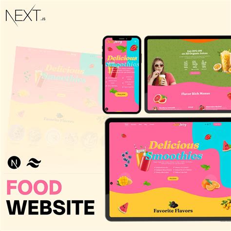 Nextjs Food Website Template With Tailwind Css Dynamic Landing Page — K2infocom Buymeacoffee