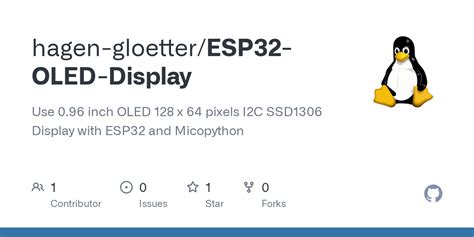 GitHub Hagen Gloetter ESP OLED Display Use Inch OLED X Pixels I C SSD
