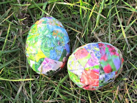 How To Make A Decoupaged Easter Egg • Craft Invaders