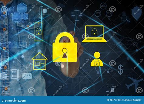 Concept Of Cyber Security Information Security And Encryption Secure