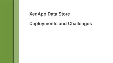 Ppt The Data Store And Sql Server Deployment Strategies And Troubleshooting Powerpoint