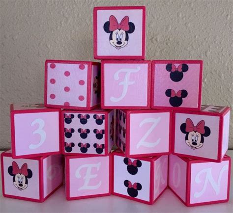 Minnie Mouse Building Blocks Set Of 13