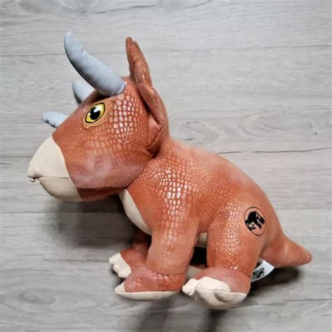 Jurassic World Triceratops Plush 12” Soft Toy Dinosaur Jurassic Park