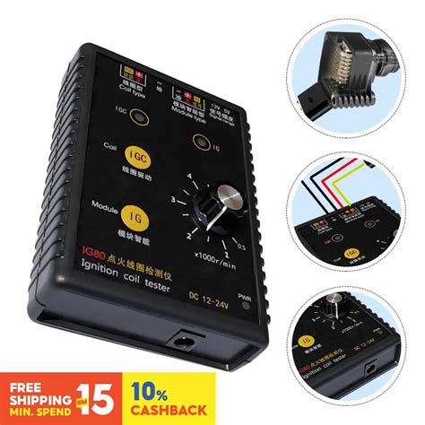 Ignition Tester Car Coil Engine Tool Spark Plug Auto Test System Checker Detecting Automotive