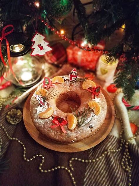 Рождественский апельсиновый кекс