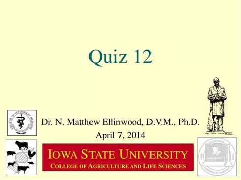 PPT Quiz 12 PowerPoint Presentation Free Download ID 5377461