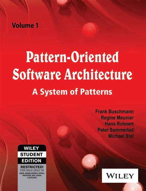 Buy Pattern Oriented Software Architecture A System Of Patterns Vol 1 Book Online At Low