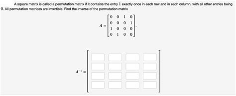 permutation matrix