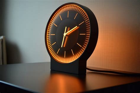 Clock Architecture Illuminated Technology Free Photo Rawpixel