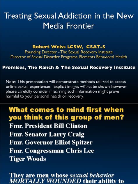 Assessment Diagnosis And Treatment Of Sex And Pornography Addictions