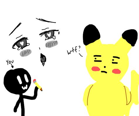 Pikachu Judges You For Ahegao Related Sins Drawception