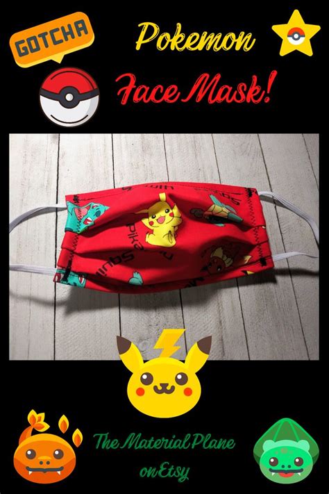 Pokemon Face Mask Stylish And Protective